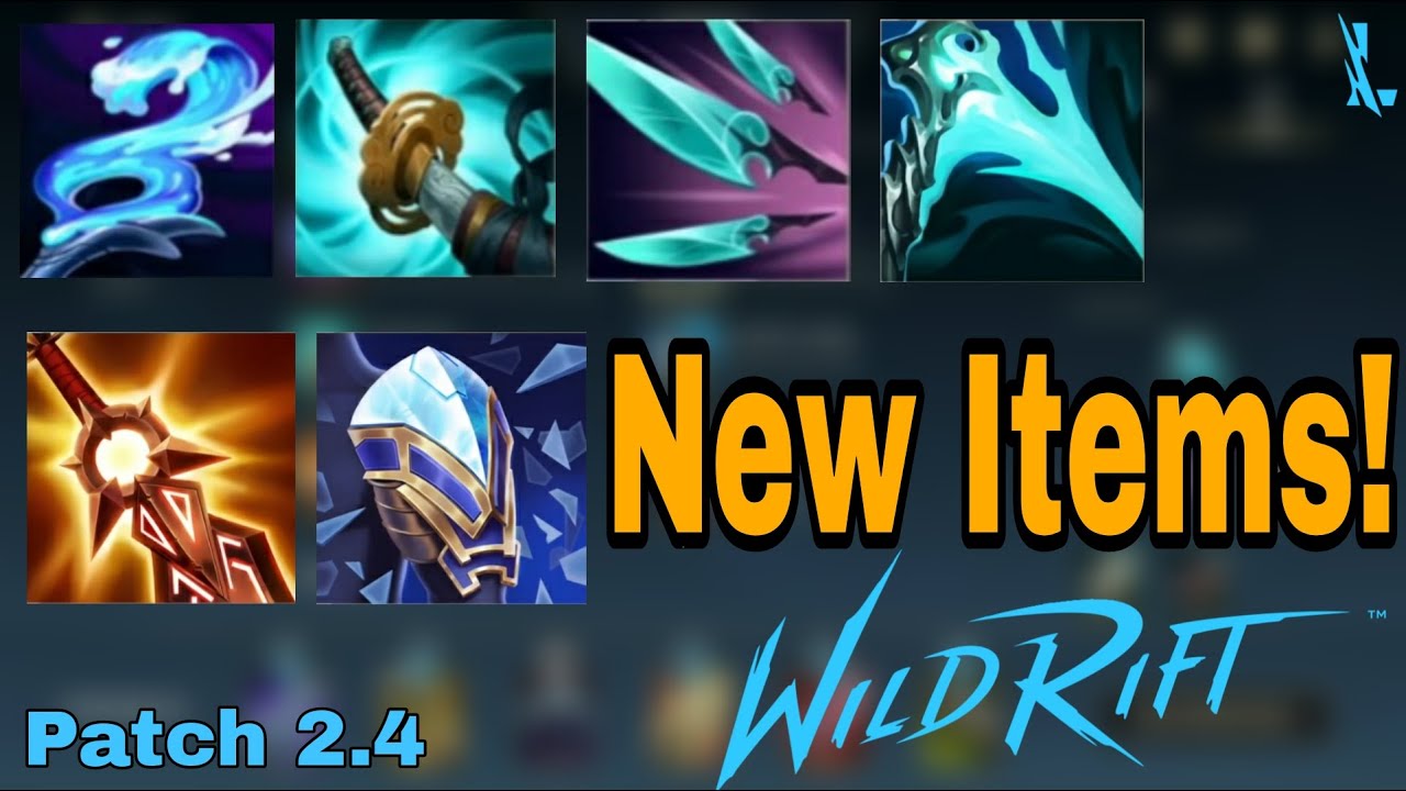 6 New Items on WildRift | Solari Chargeblade Item | Crystalline ...