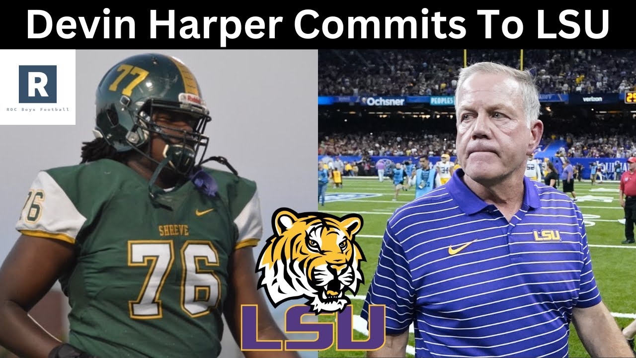 Devin Harper Commits To LSU | LSU Football Recruiting Update - YouTube