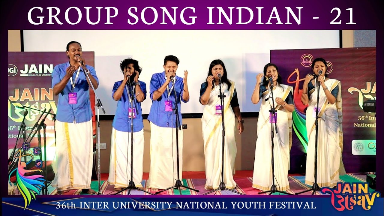 Group song Indian by University of Kerala students | National youth ...