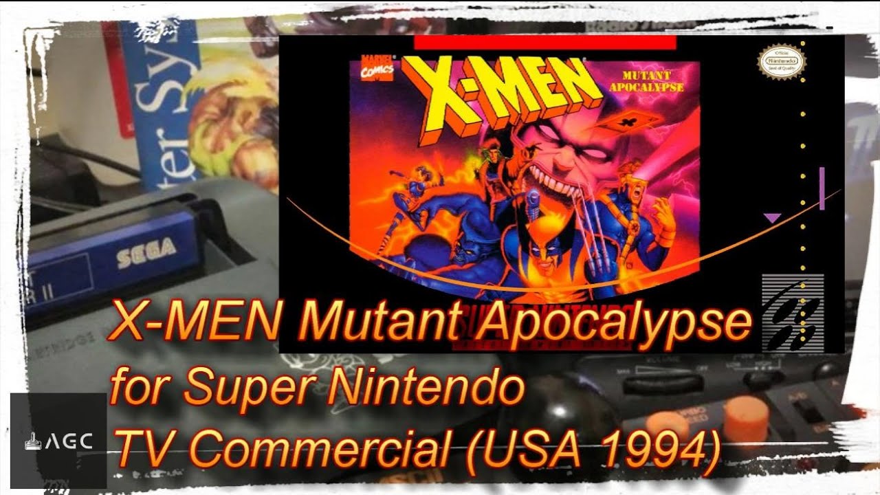 Game Archive - X-MEN Mutant Apocalypse for Super Nintendo - TV ...