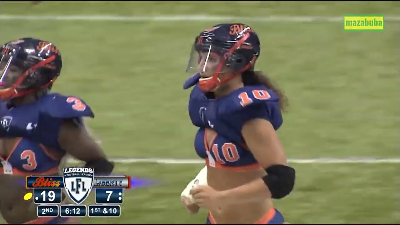 EPIC X LEAGUE MOMENTS - LFL (Lingerie Football) Big Hits Fights and Top Moments 2022 - YouTube