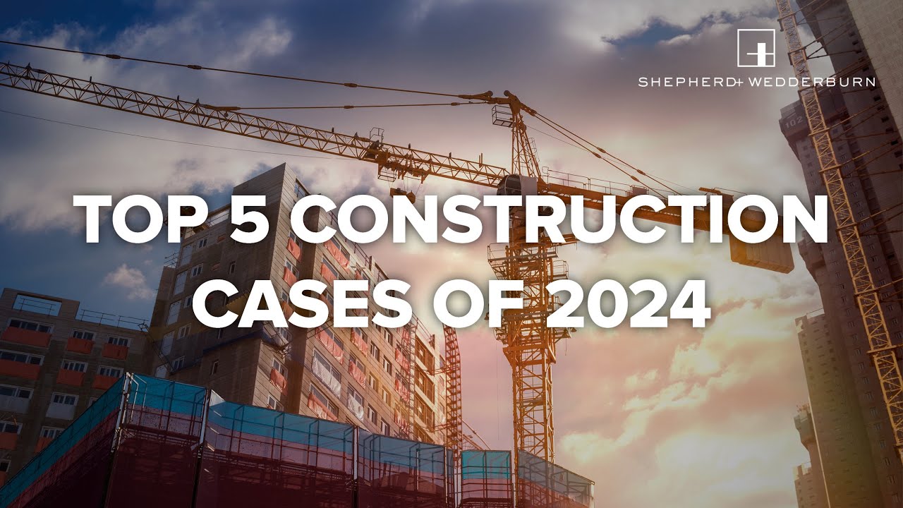 Top 5 Construction Cases of 2024 - YouTube