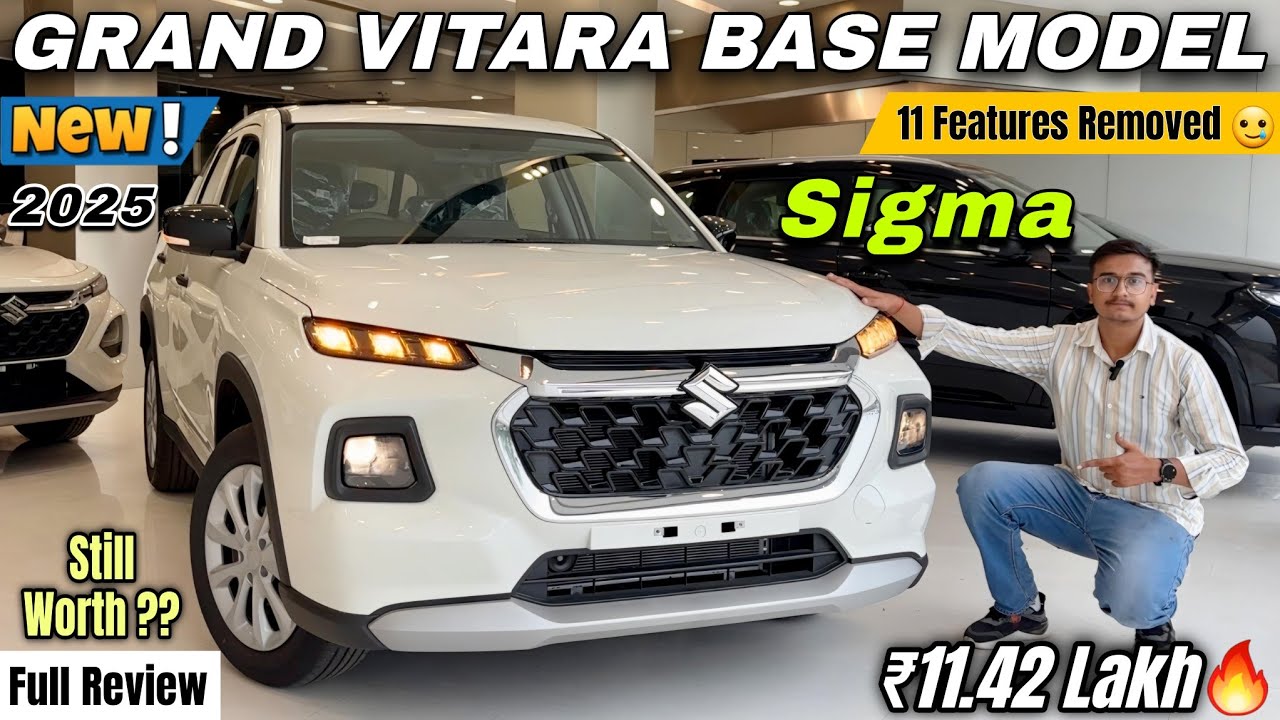 New Updated Grand Vitara Sigma Base Model Detailed Review | 2025 Grand ...