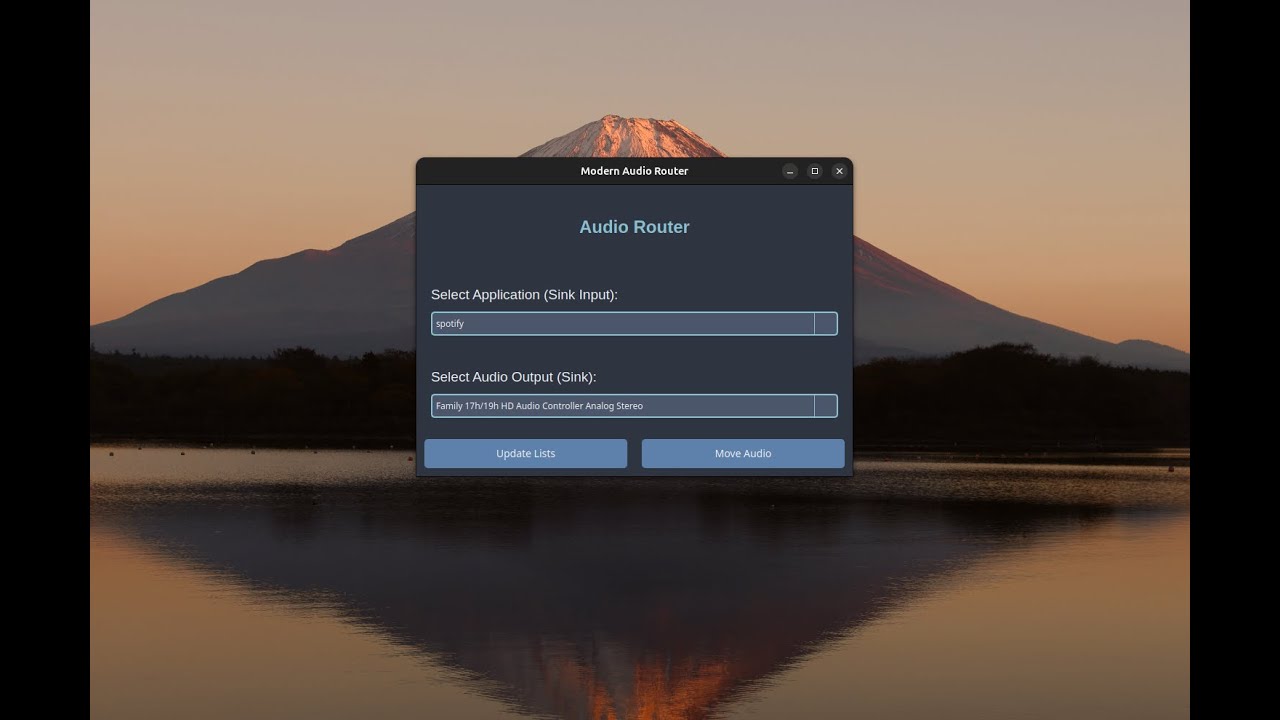 Audio Router Utility Tool - YouTube