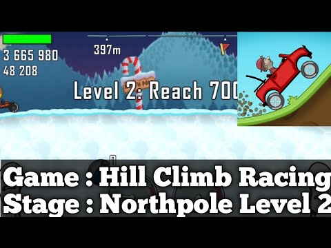 Hill Climb Racing Stage Northpole Level 2 | Gameplay | Hill Climb Racing - YouTube