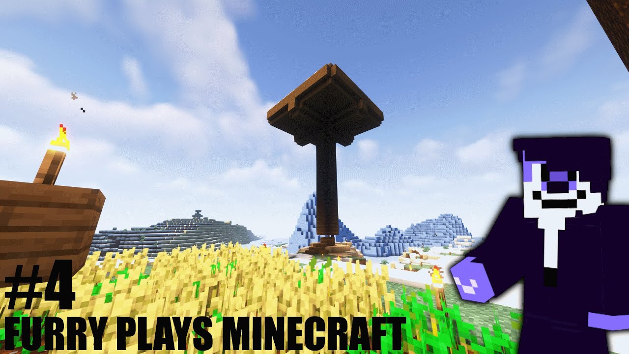 Building a Mob Farm! - Furry Plays Minecraft #4 - YouTube
