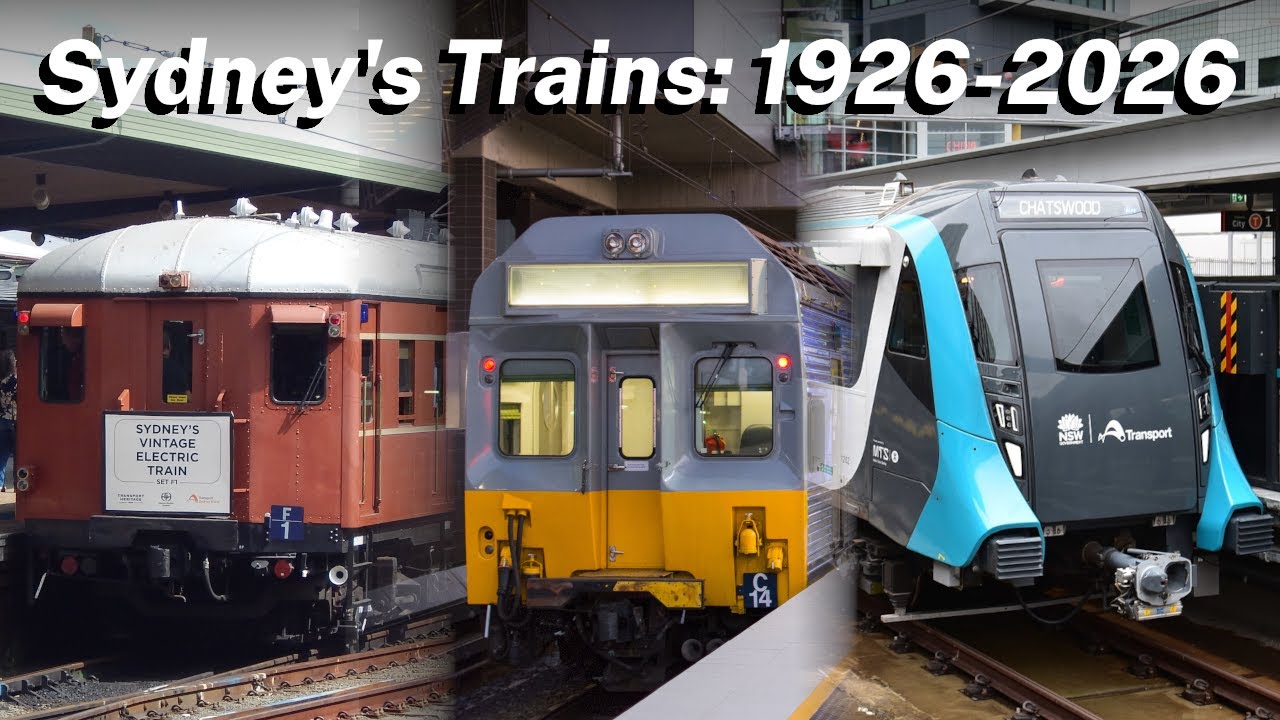 Trains of Sydney Trains - YouTube