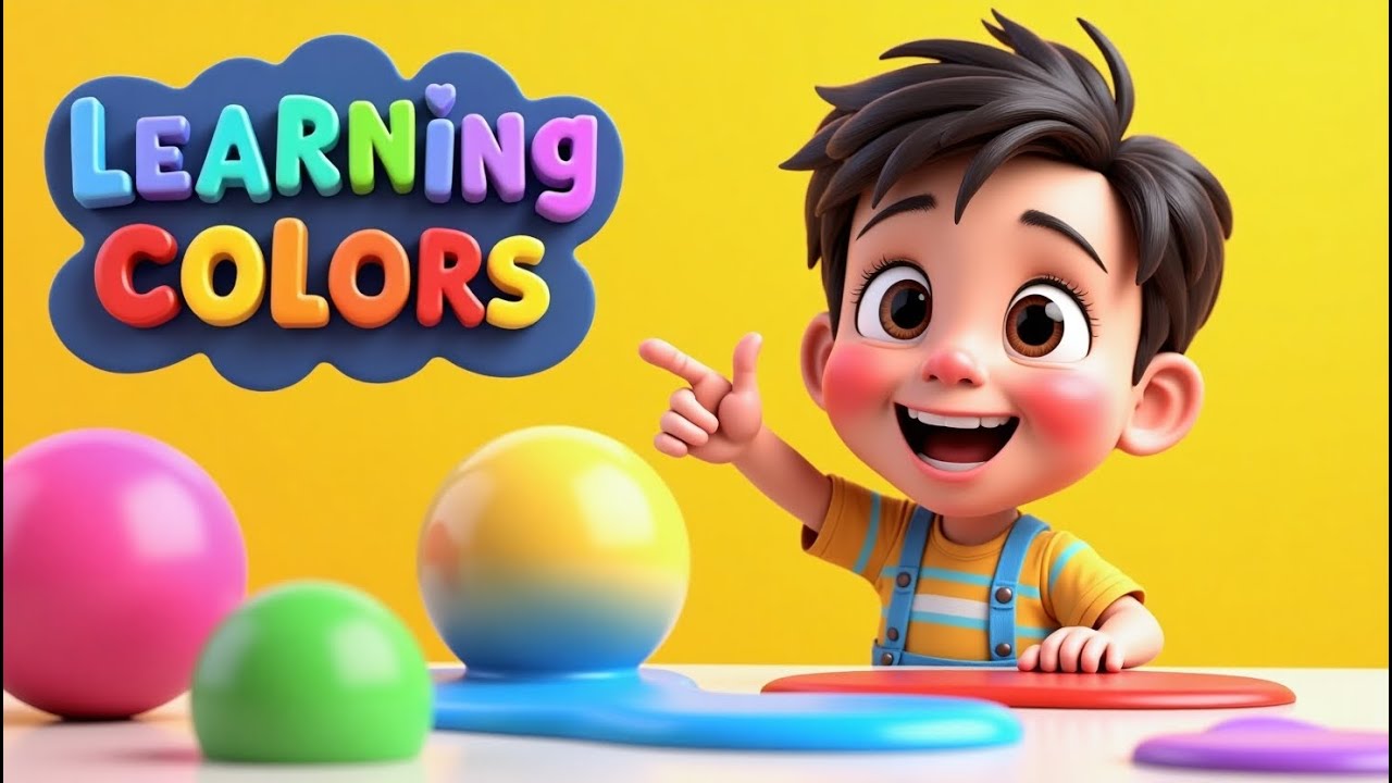 Learning Colors song for Kids | Preschool Color Song with Bright ...