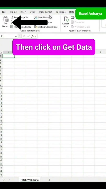 fetch web data into excel | insert web data #viral #excel #exceltips # ...