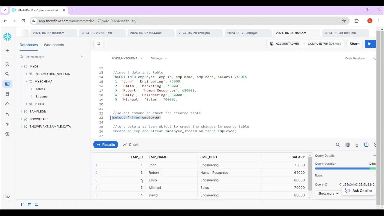 Snowflake Streams - ( standard & insert-only streams) - YouTube