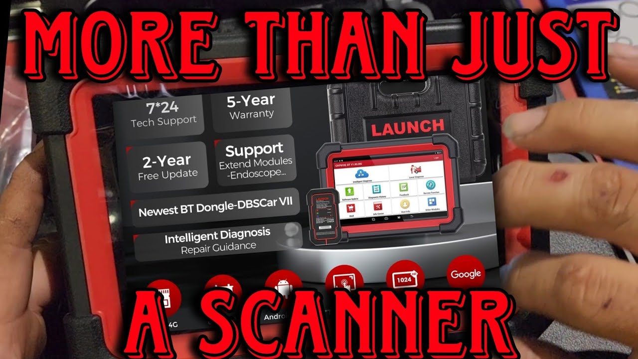 DEALER LEVEL SCANTOOL-LAUNCH X431 CRP919EBT - YouTube