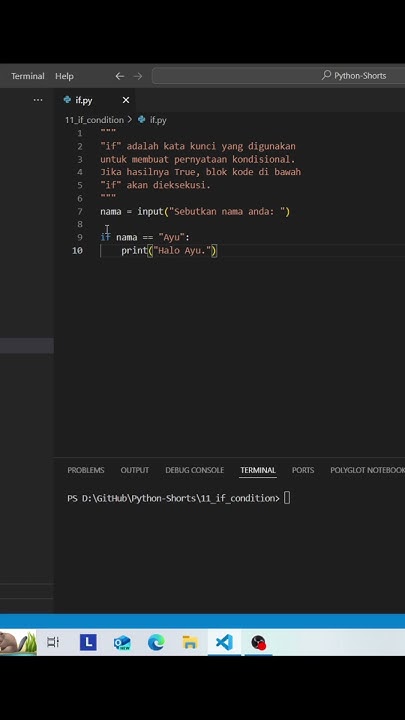 If Di Python Dreaviam Coding Programming Python Youtube 