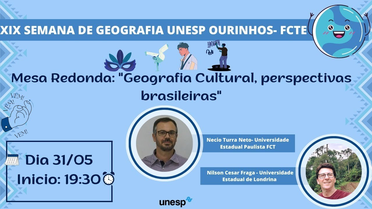 Mesa Redonda: "Geografia Cultural, Perspectivas Brasileiras" - YouTube