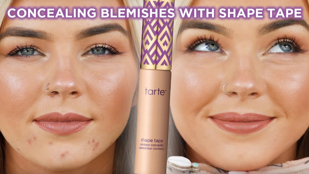 Concealing With Tarte Shape Tape Contour Concealer Tarte Tutorials