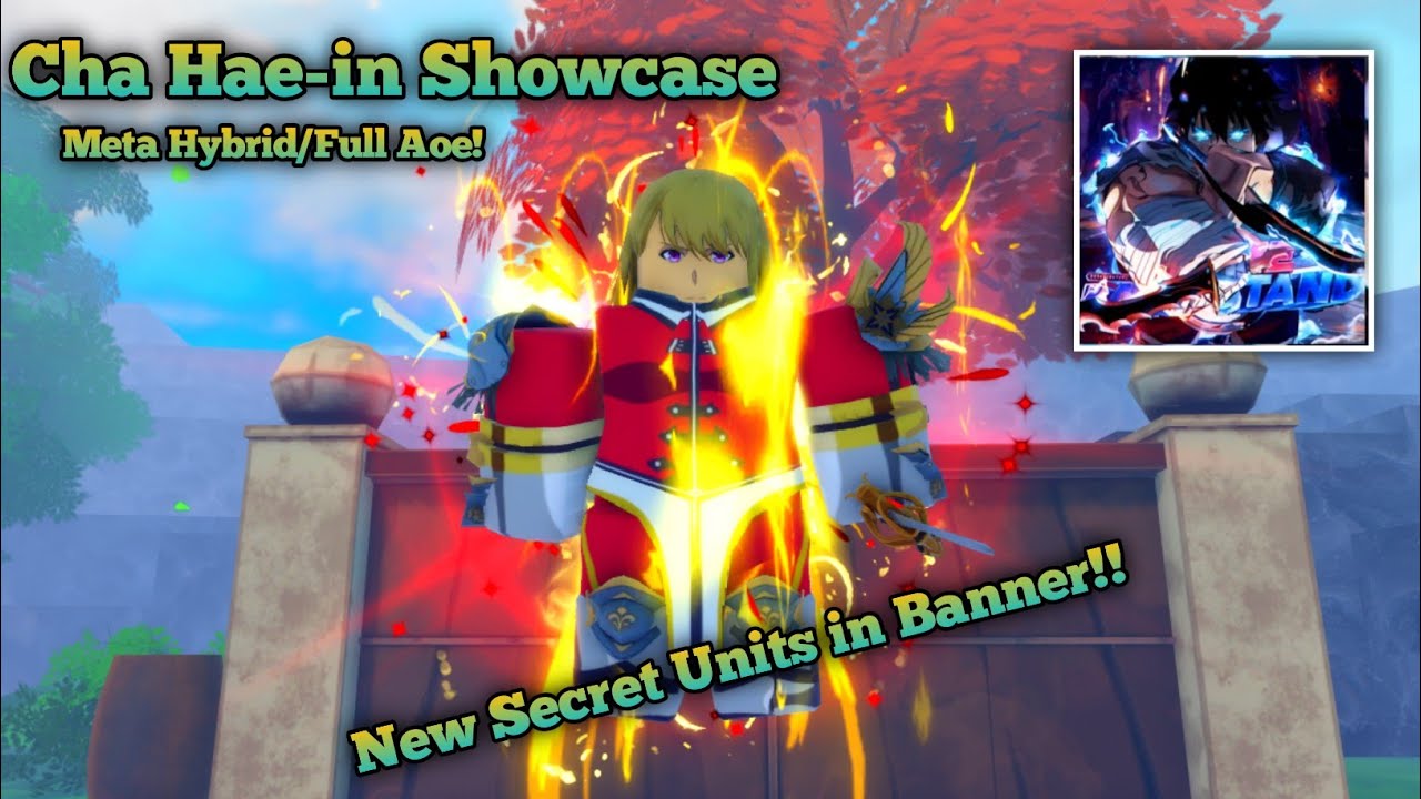 Roblox Anime Last Stand Solo Leveling UPD Cha Hae-in Showcase/Review ...