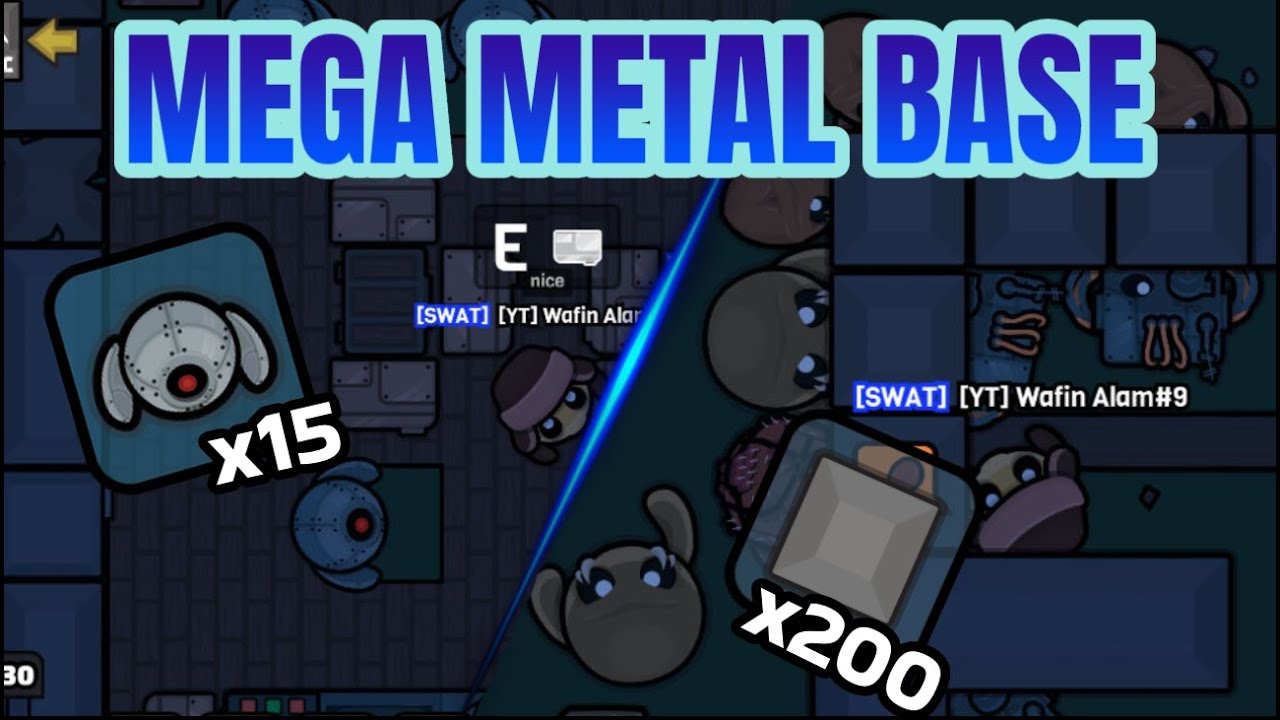 MEGA Metal base with HAL Bots! | Devast.io - YouTube