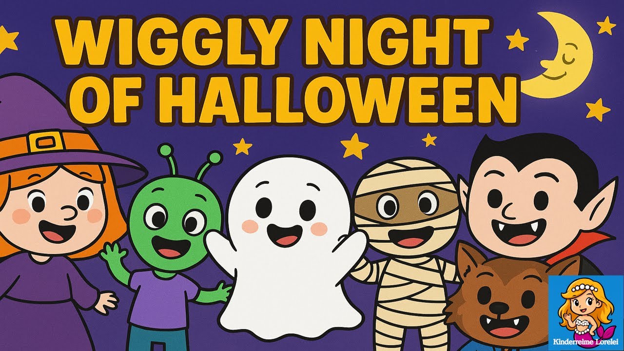 🎃 Wiggly Night of Halloween | Not-Scary Halloween Song for Toddlers ...