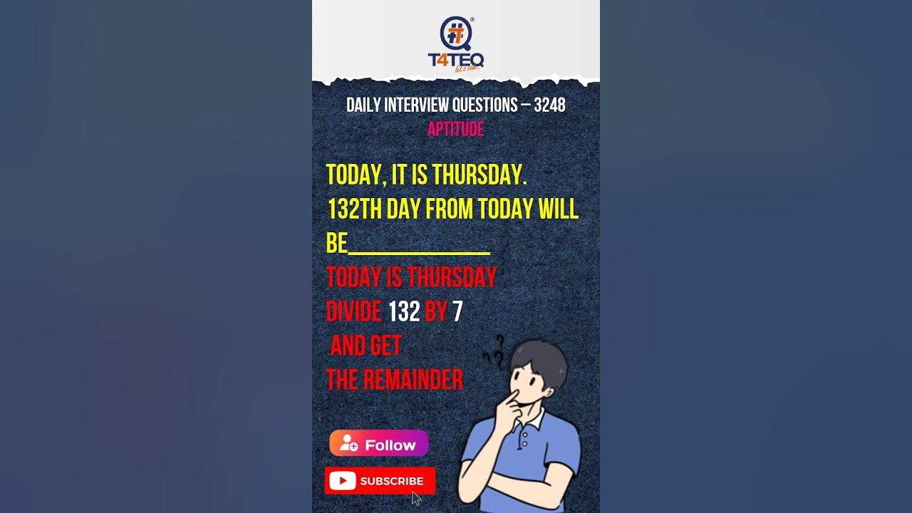 Interview Questions 3248 Interview Java Python T4teq Maths Aptitude Mathstricks