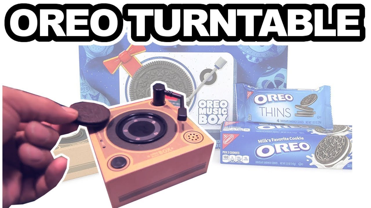OREO COOKIE TURNTABLE - YouTube