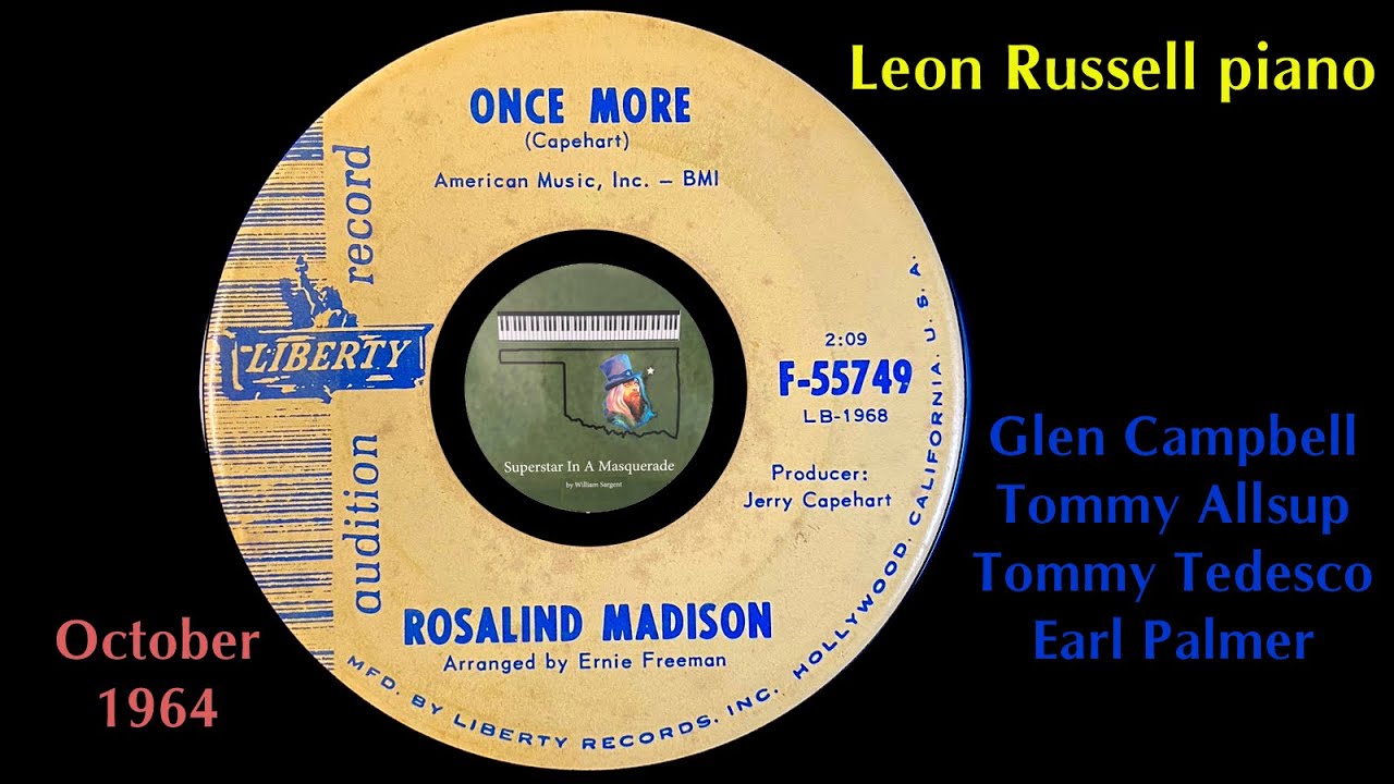 Rosalind Madison "Once More" 1964 Leon Russell Glen Campbell Tommy ...