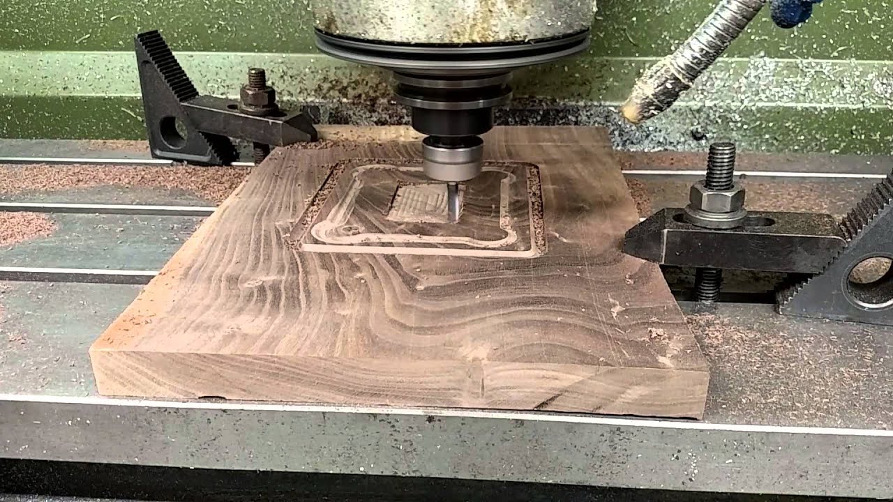 CNC Wood Plaque #2 - YouTube