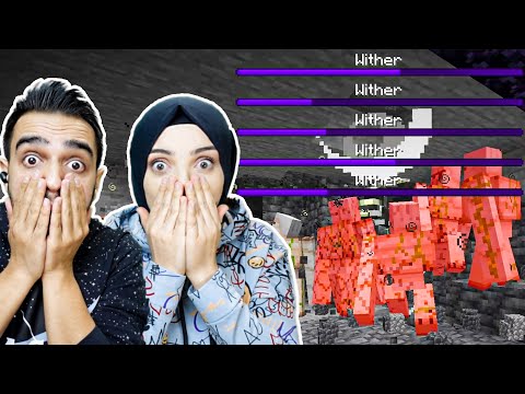 5 WİTHER VS 10 GOLEM DENEYİ 😱 MİNECRAFT 42.Bölüm