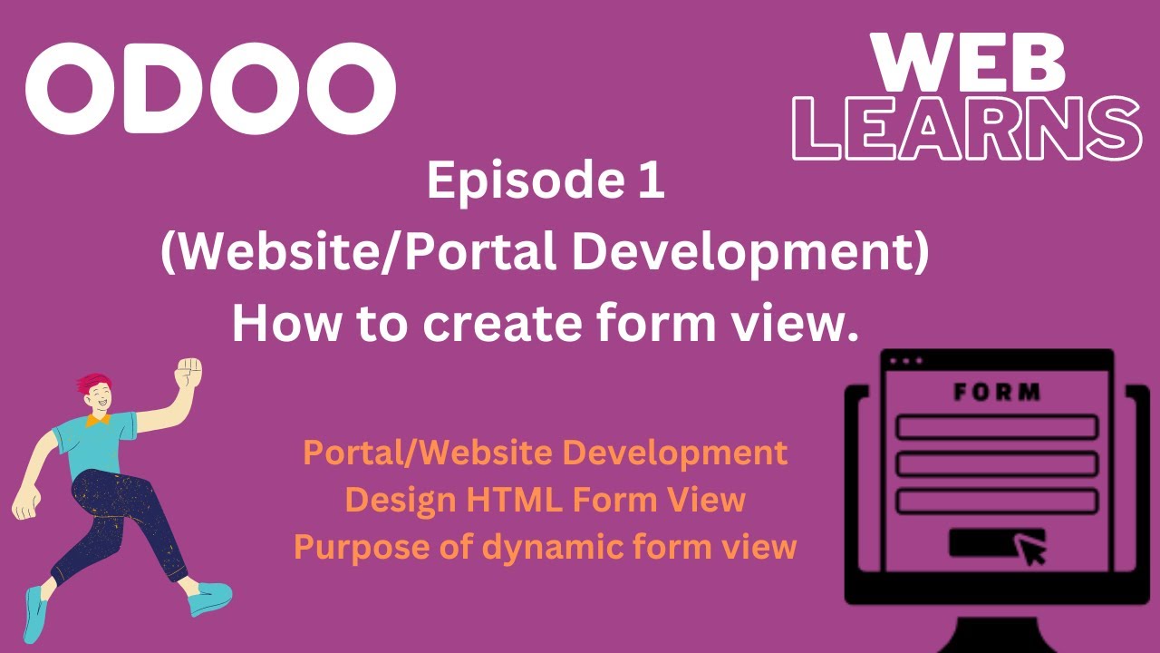 How To Create Form View In Website Portal Odoo Web Development Youtube 0864