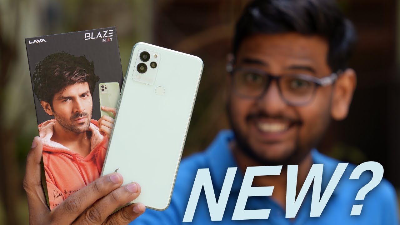 Lava BLAZE NXT - New Phone | Glass Build | Helio G37 | Android 12 - YouTube