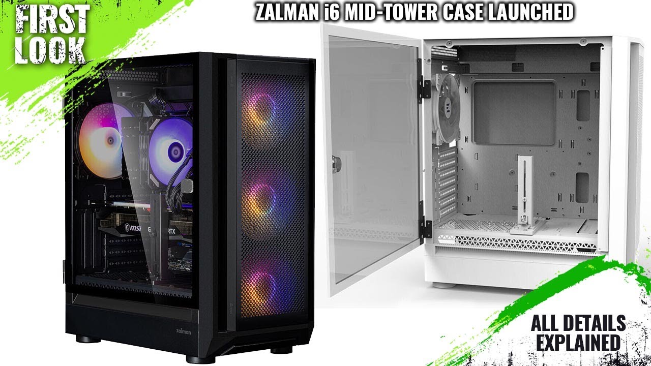 ZALMAN i6 Mid-tower Case with Graphics Card Reinforcement Launched ...