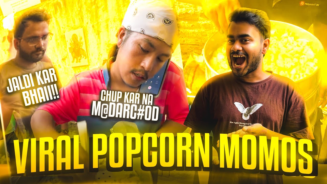 DELHI KE SABSE VIRAL MOMOS 😋😍POPCORN MOMOS | DELHI VIRAL STREET FOOD ...