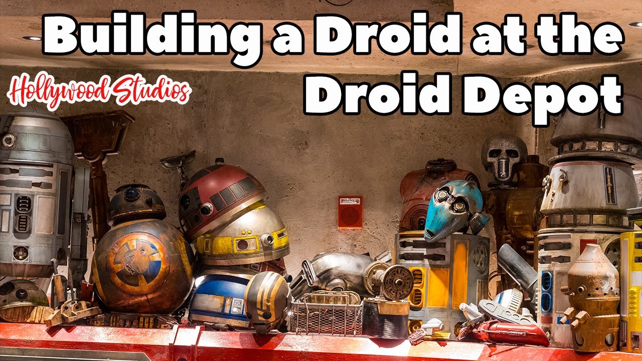 Building a Droid at the Droid Depot - Hollywood Studios - YouTube