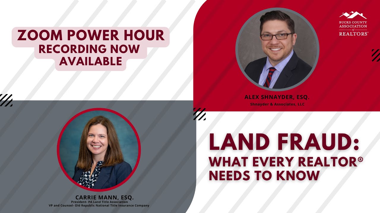 Land Fraud: What Every Realtor® Needs to Know - YouTube