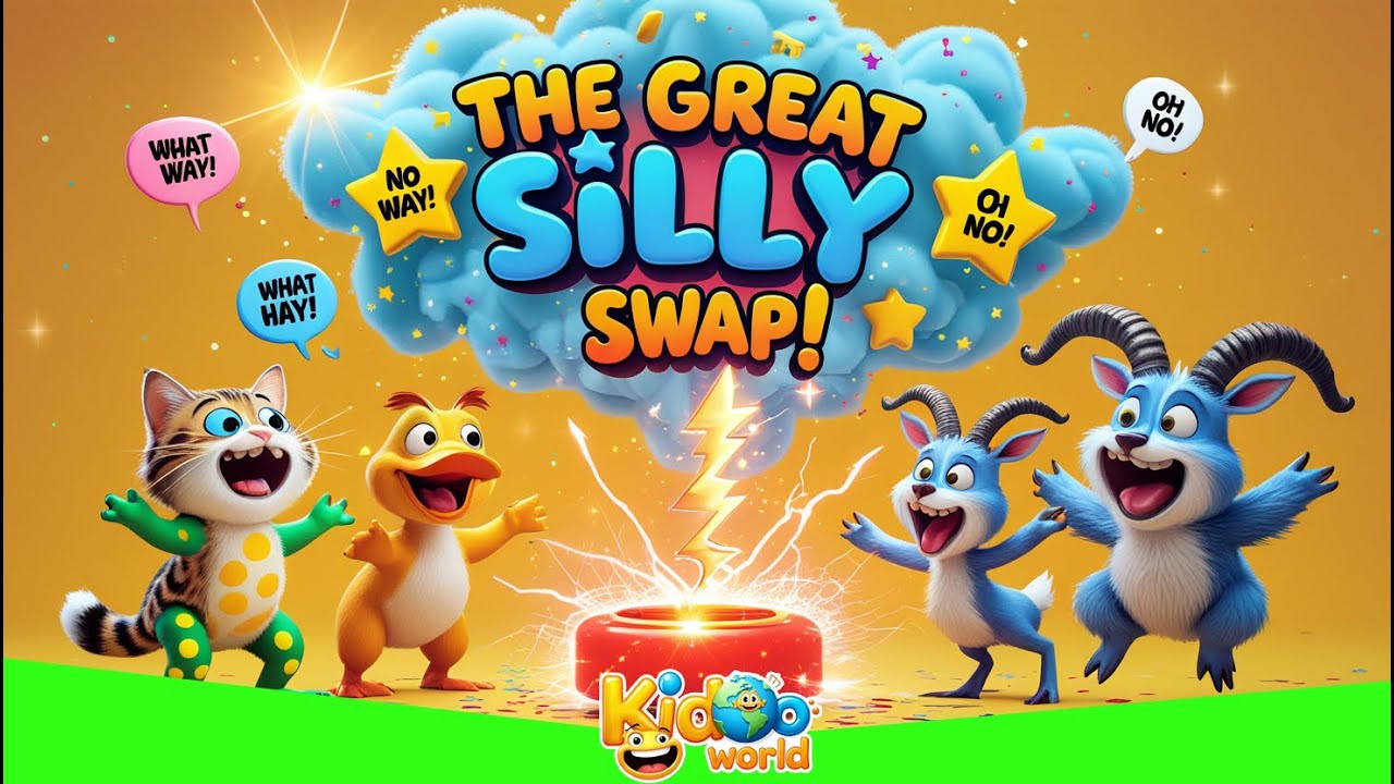 The Great Silly Swap | Funny Cartoon Story & Song for Kids@KidooWorld ...