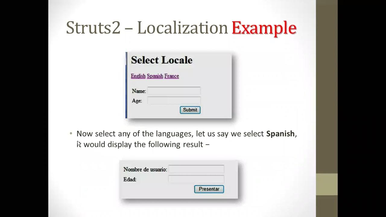 Struts: Result types, Validations, Localization, Exception Handling, Annotations in Struts ...
