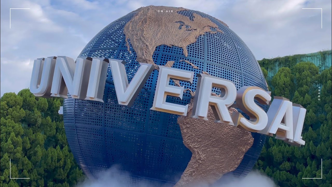 [4k] 오사카 유니버셜 스튜디오 재팬(USJ) 입구 로고 조형물 #usj #universalstudios #logo - YouTube