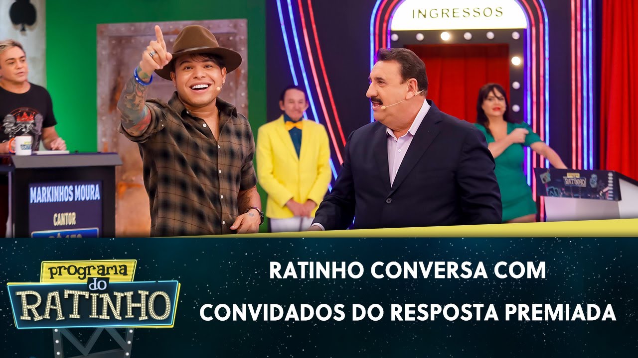 Ratinho conversa com convidados do Resposta Premiada | Programa do ...