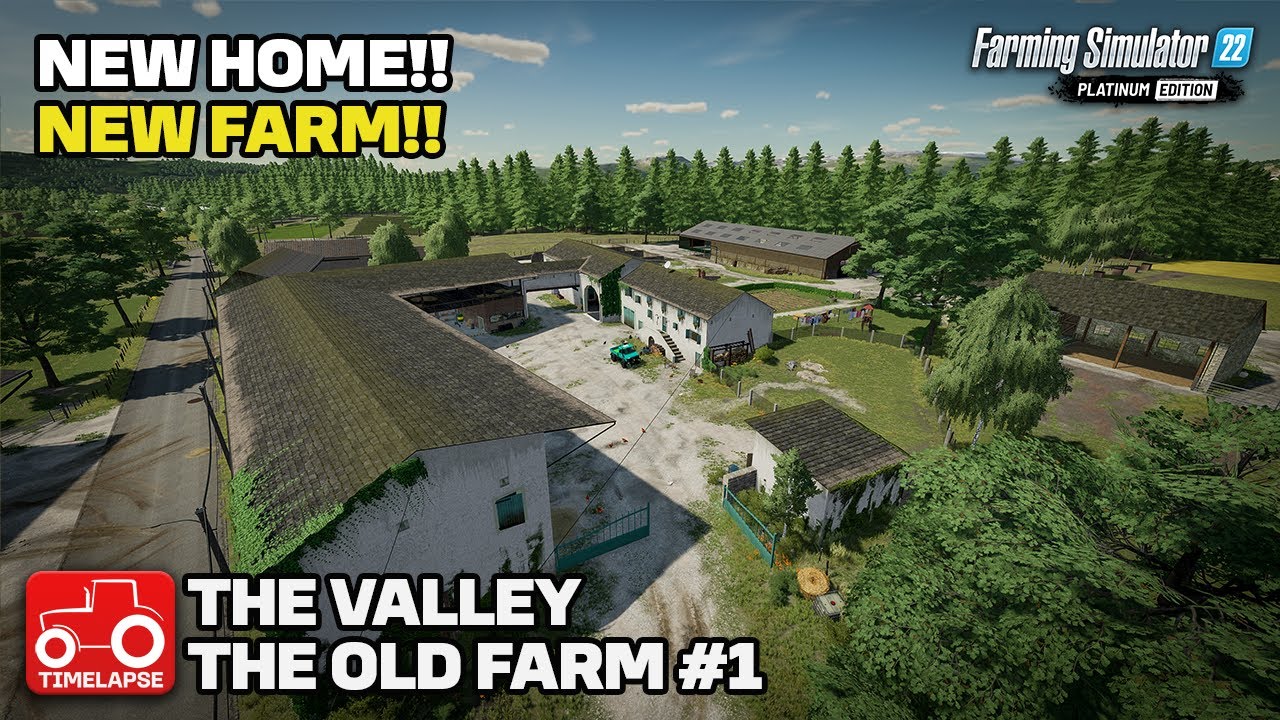 MAKING A START ON OUR NEW FARM!! [The Valley The Old Farm] FS22 ...