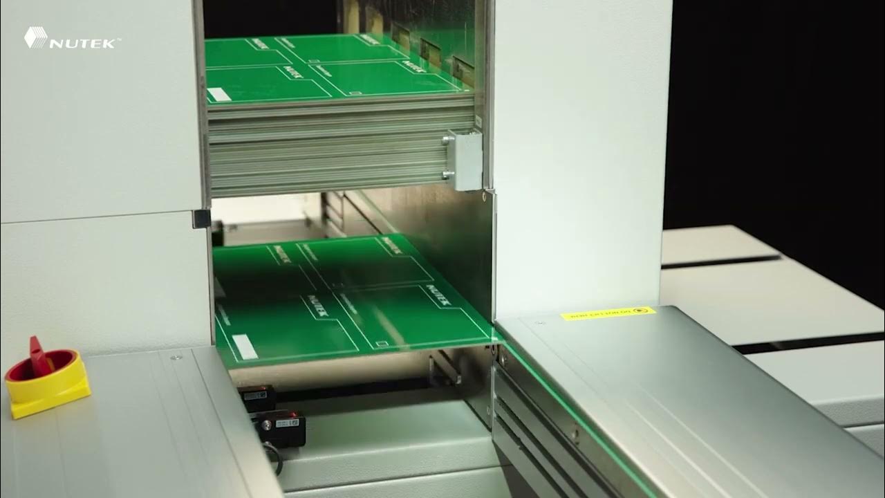 NUTEK destacker for PCB assembly | Inline destacker conveyor | SMT destacker | PCB destacker ...