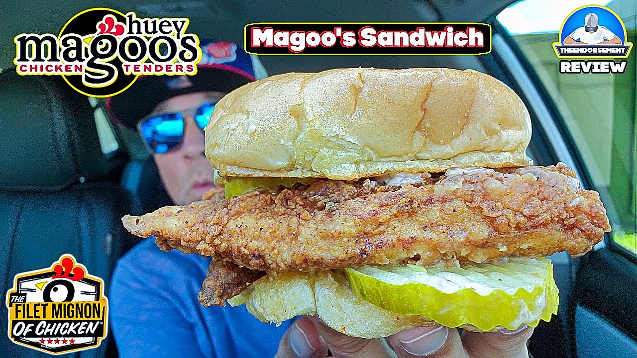 Huey Magoo's® Magoo's Sandwich Review! 🐔🥪| BEST Chicken Sandwich EVER ...