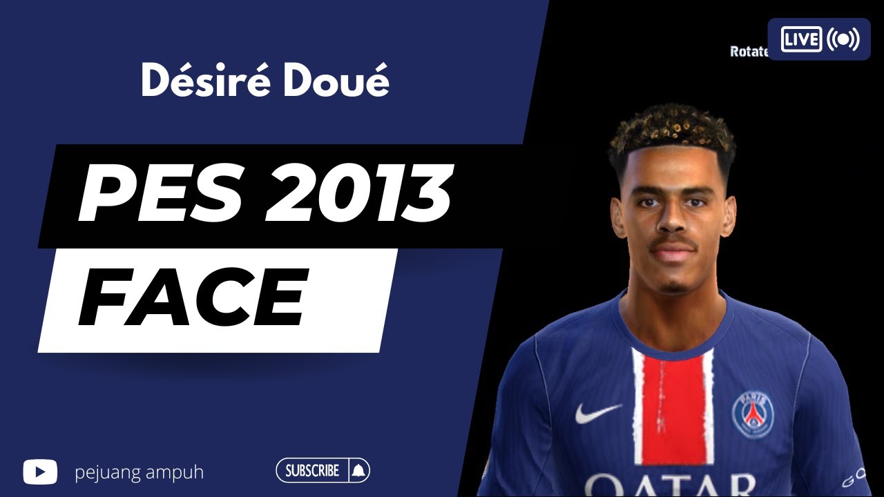 PES 2013 Désiré Doué Face - YouTube