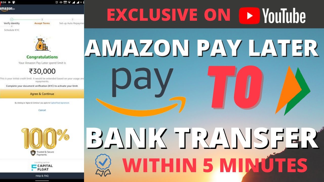 Amazon Pay To Bank Transfer | Amazon Pay Later to Bank Transfer ...