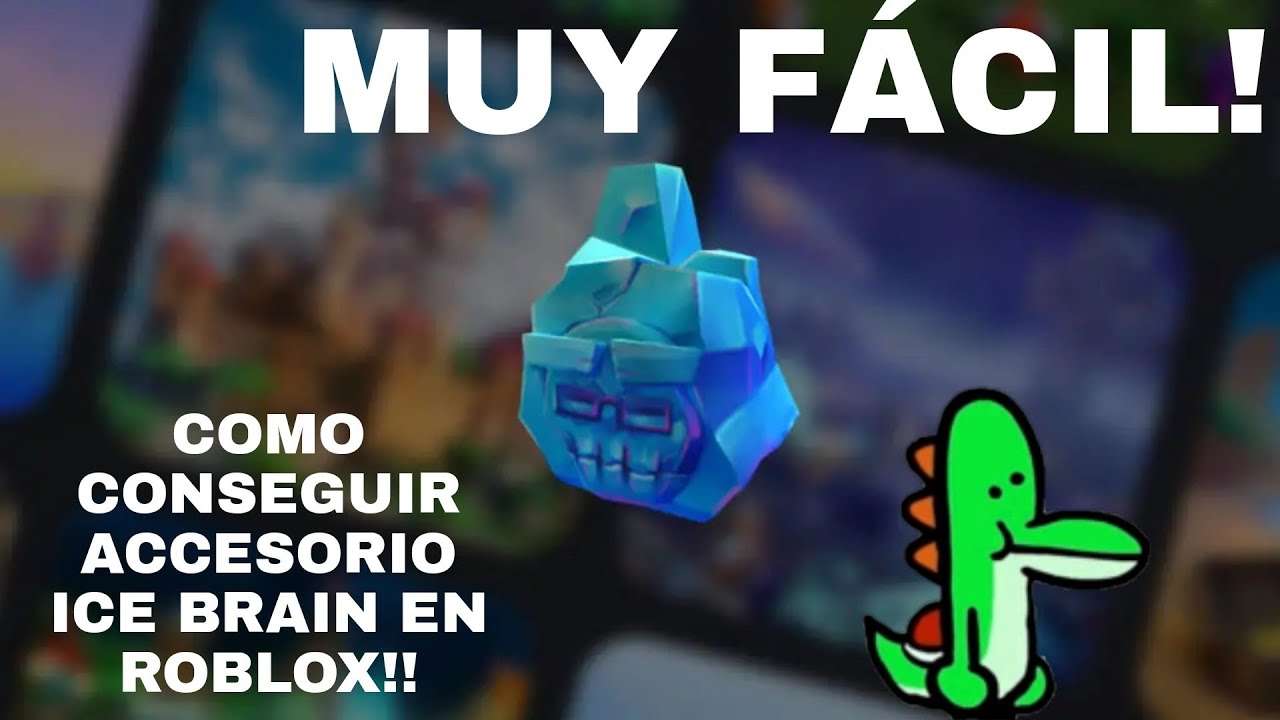 cómo conseguir accesorio ICE BRAIN|ROBLOX |BITEGAME - YouTube