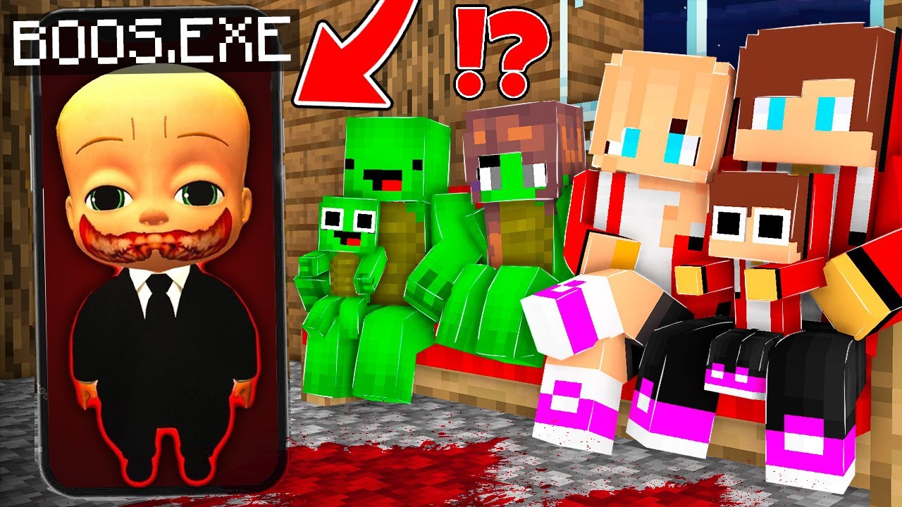 Why The BOSS BABY.EXE Called JJ and Mikey At 3:00 AM in Minecraft - It ...