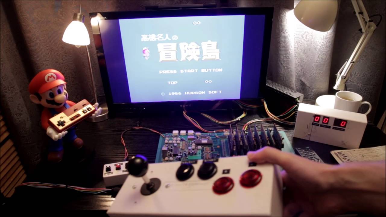 Nintendo Famicom Multi-Game Arcade PCB - YouTube