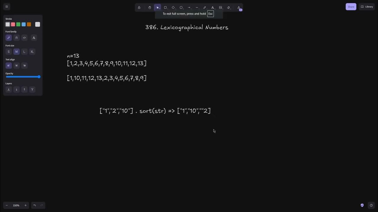 Lexicographical Numbers | LeetCode 386 | Java Solution with Explanation Under 10 mins🔥 - YouTube