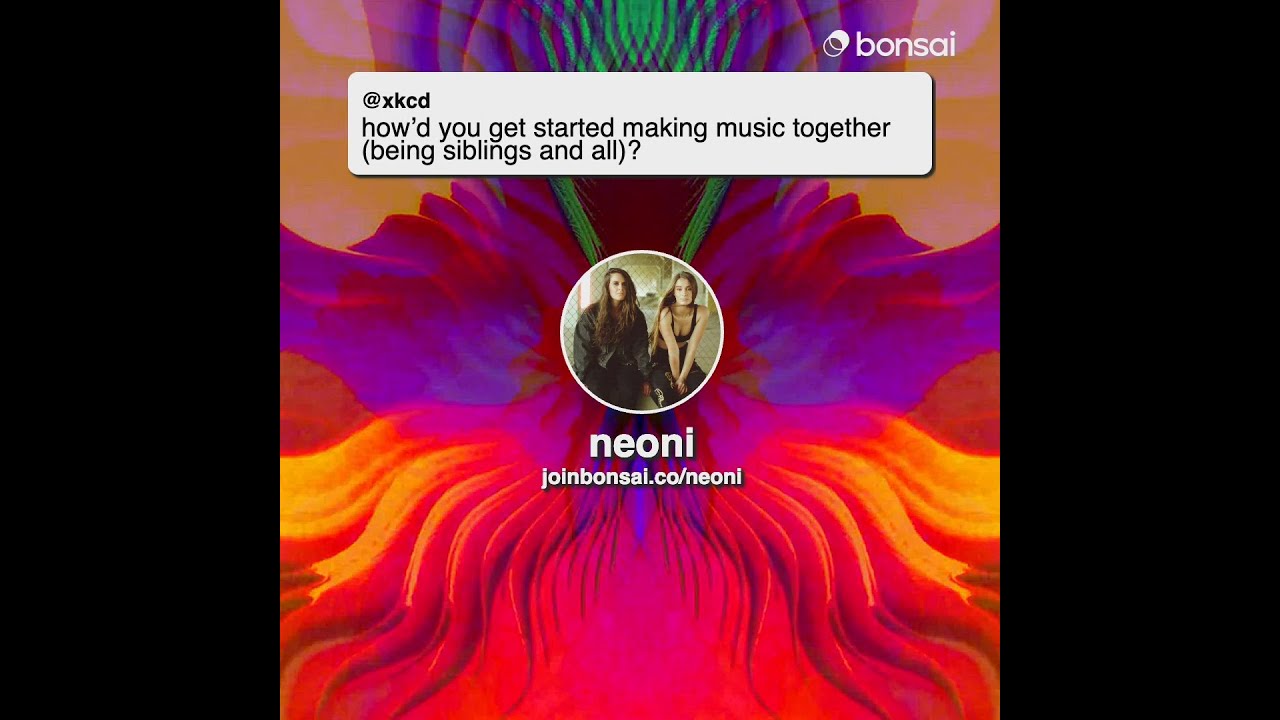 #neoni #xkcd how’d you get started making music together (being ...