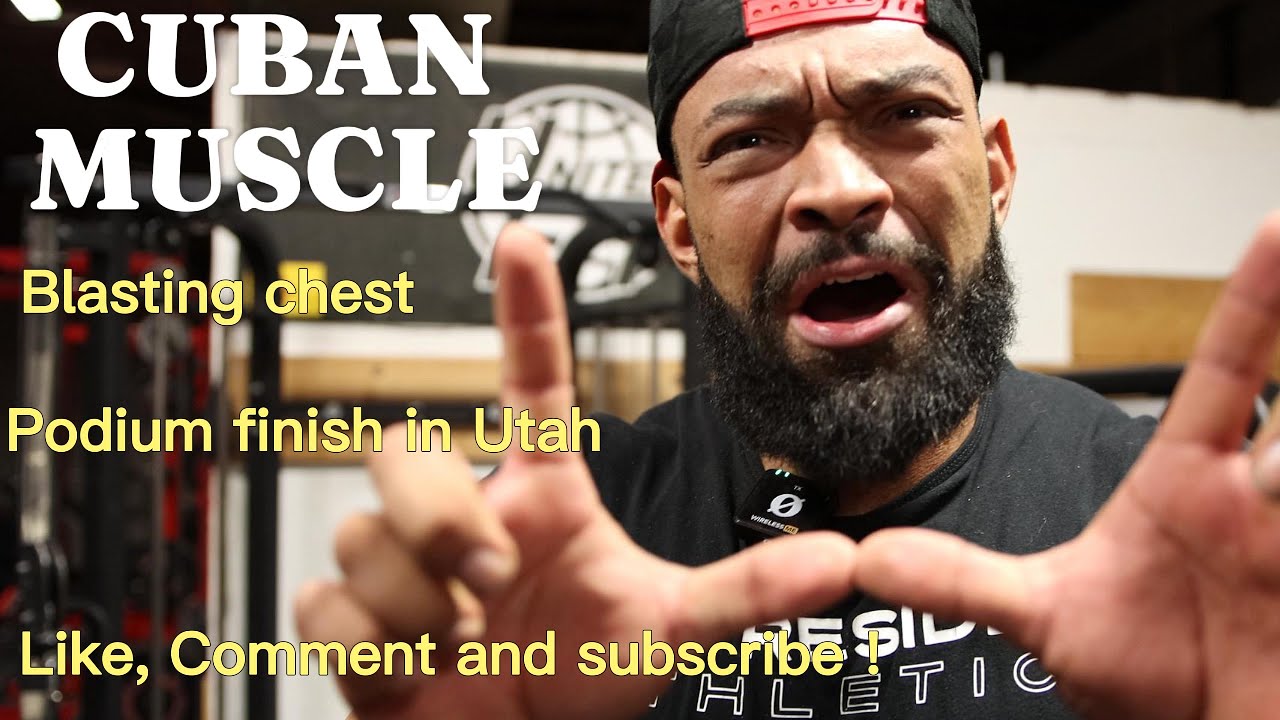 Blasting chest with cuban muscle after a podium finish in Utah - YouTube