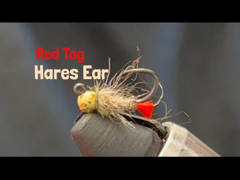 Red Tag Hares Ear Nymph | Flugbindning | Svenskaflugor.se - YouTube