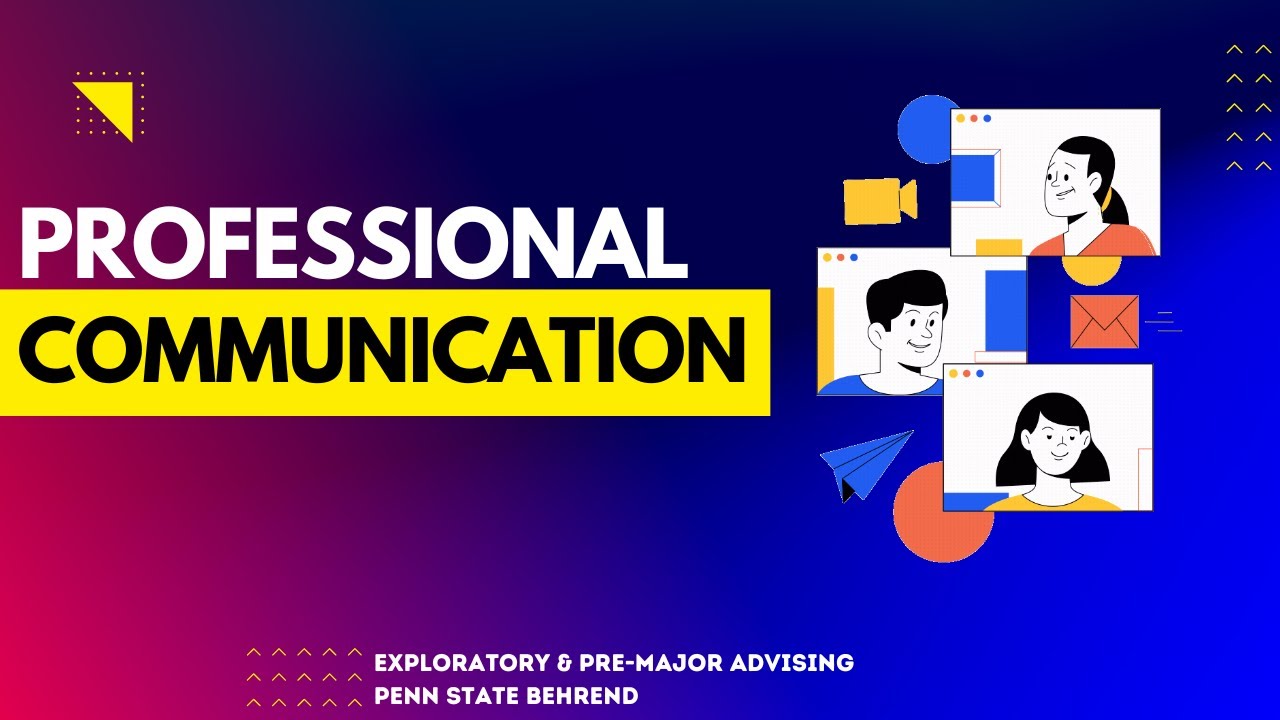 Professional Communication Advising Workshop - Fall 2024 - YouTube