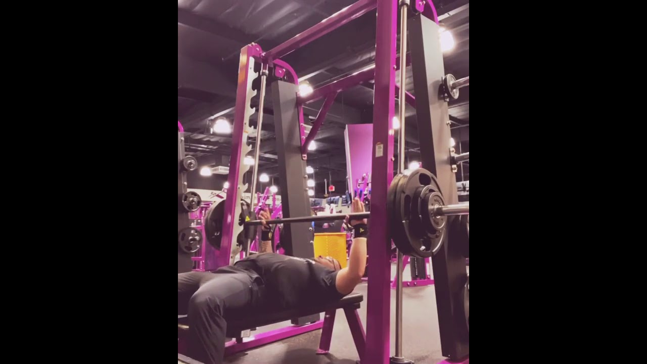 March 13, 2020 Benching 255-235lbs on the smith at Planet Fitness 💪🏼🔥 ...